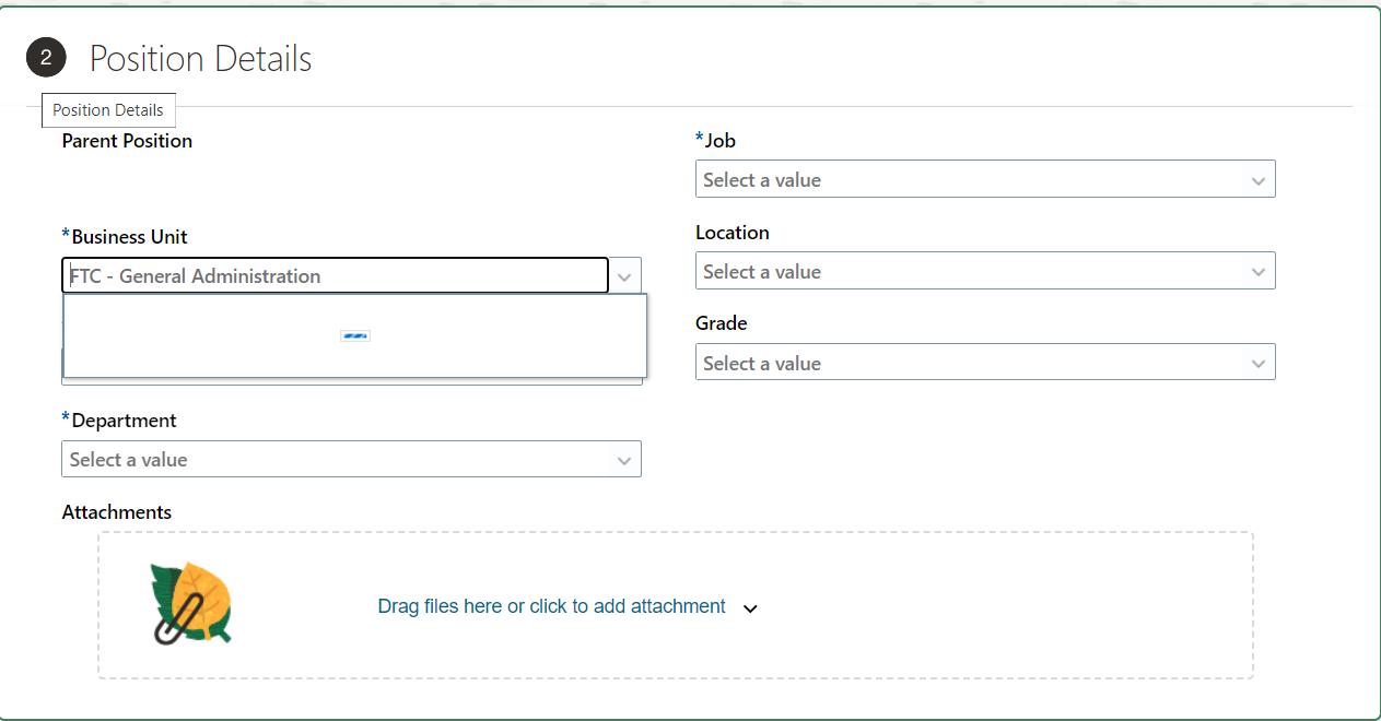 can't find the position code even the generation method is manually ...