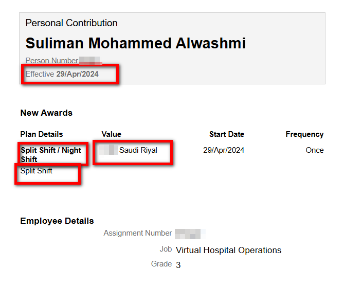 How to extract the information on the Personal Contribution Approval ...