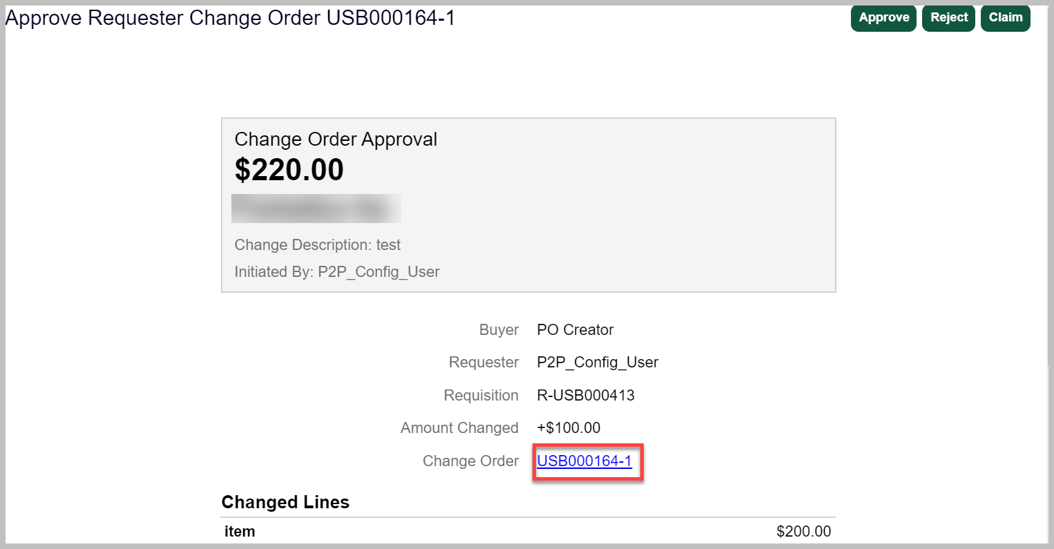 Approver can't see change order detail from bell notification — Cloud Customer Connect