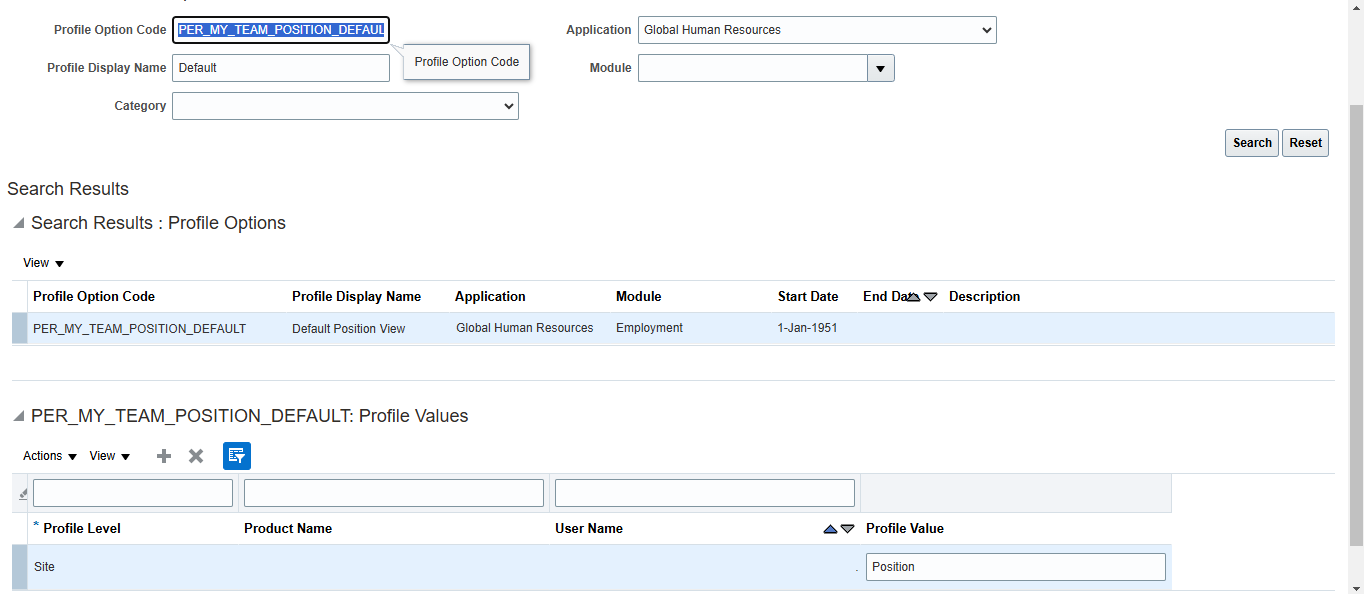 Profile Option to Default Position View in Responsive UI — Cloud ...