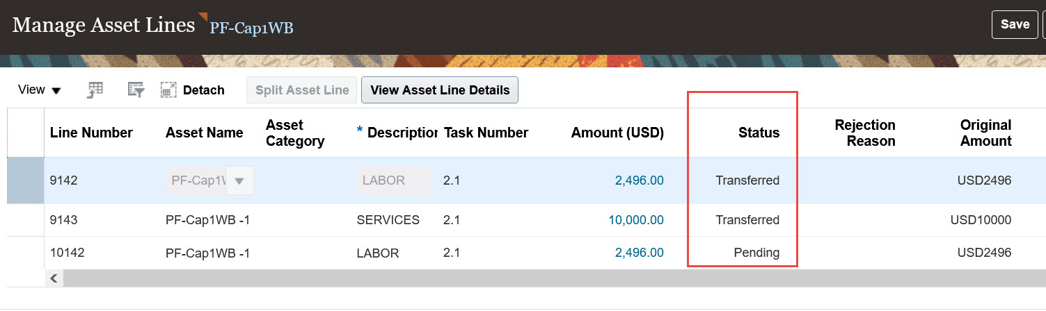 Asset Status not changing to ‘Accepted’ after running Update Asset ...