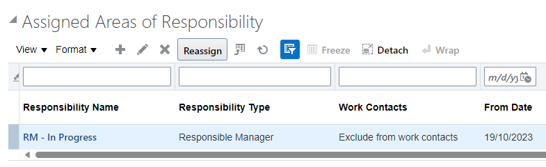 How to report on worker Area of Responsibility records assigned? — Cloud Customer Connect