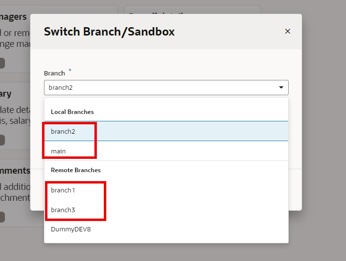 Local Branch and Remote Branch difference in VBS? — Cloud Customer Connect
