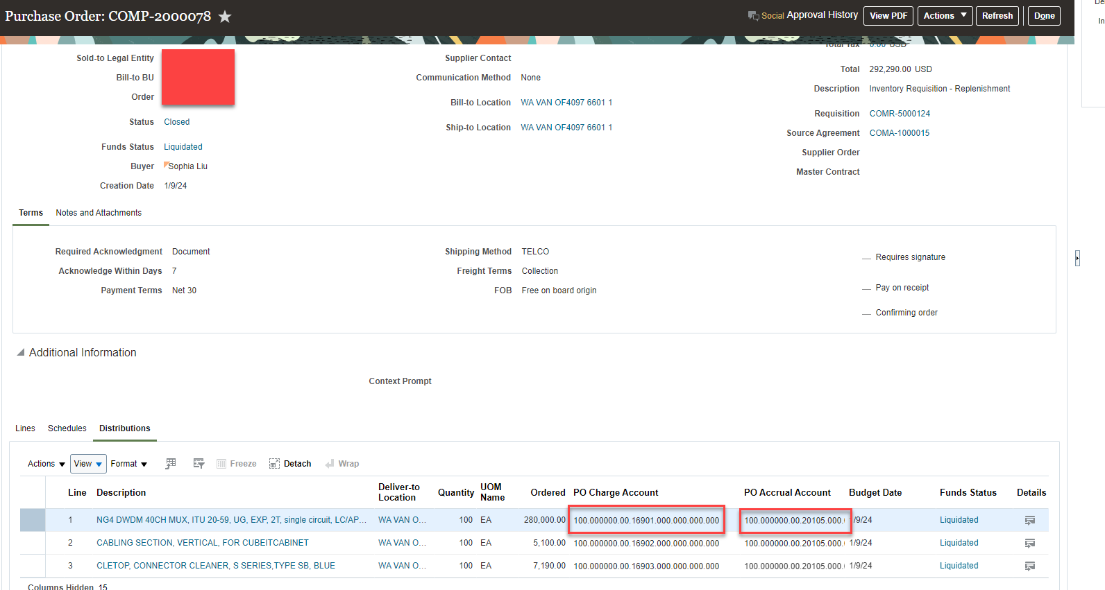 how to derive Inventory valuation account from PO charge account for PO ...