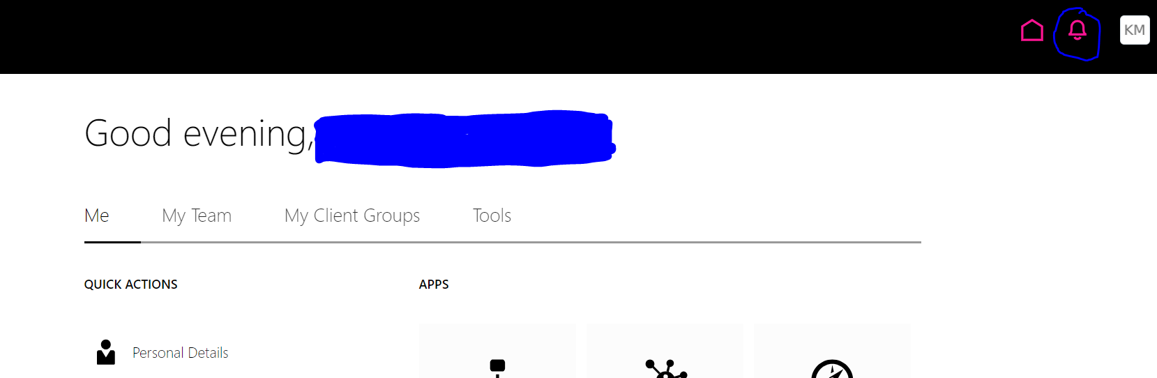 No Notification Appearing Under Notification Bell Icon — Cloud Customer Connect