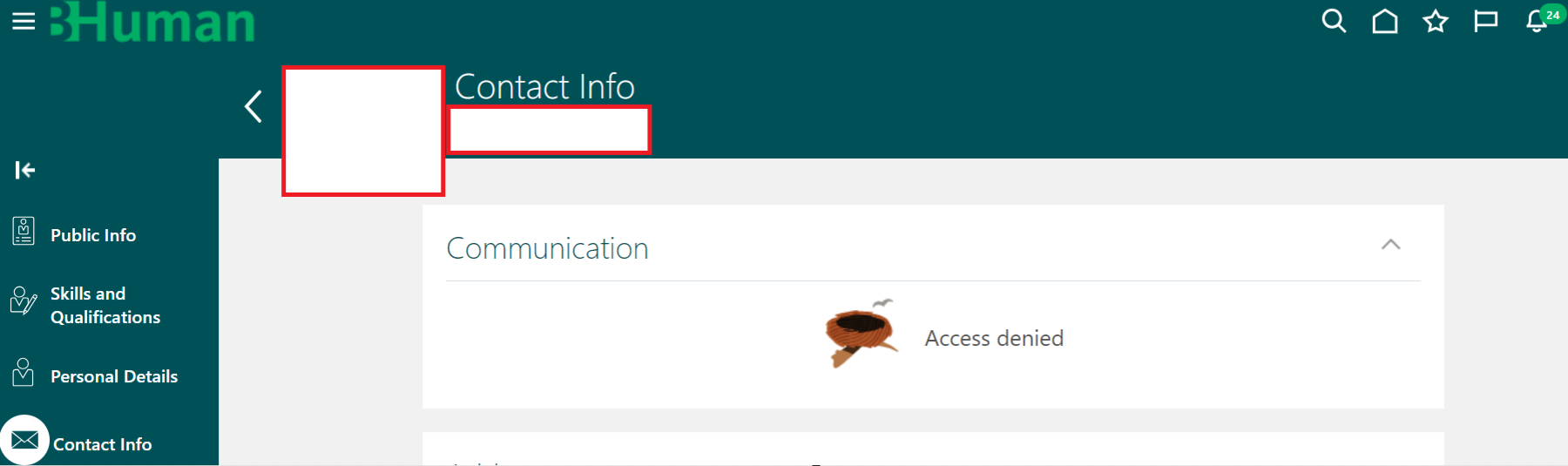 Does anyone know how to enable users to see the content in Communication area? — Cloud Customer ...