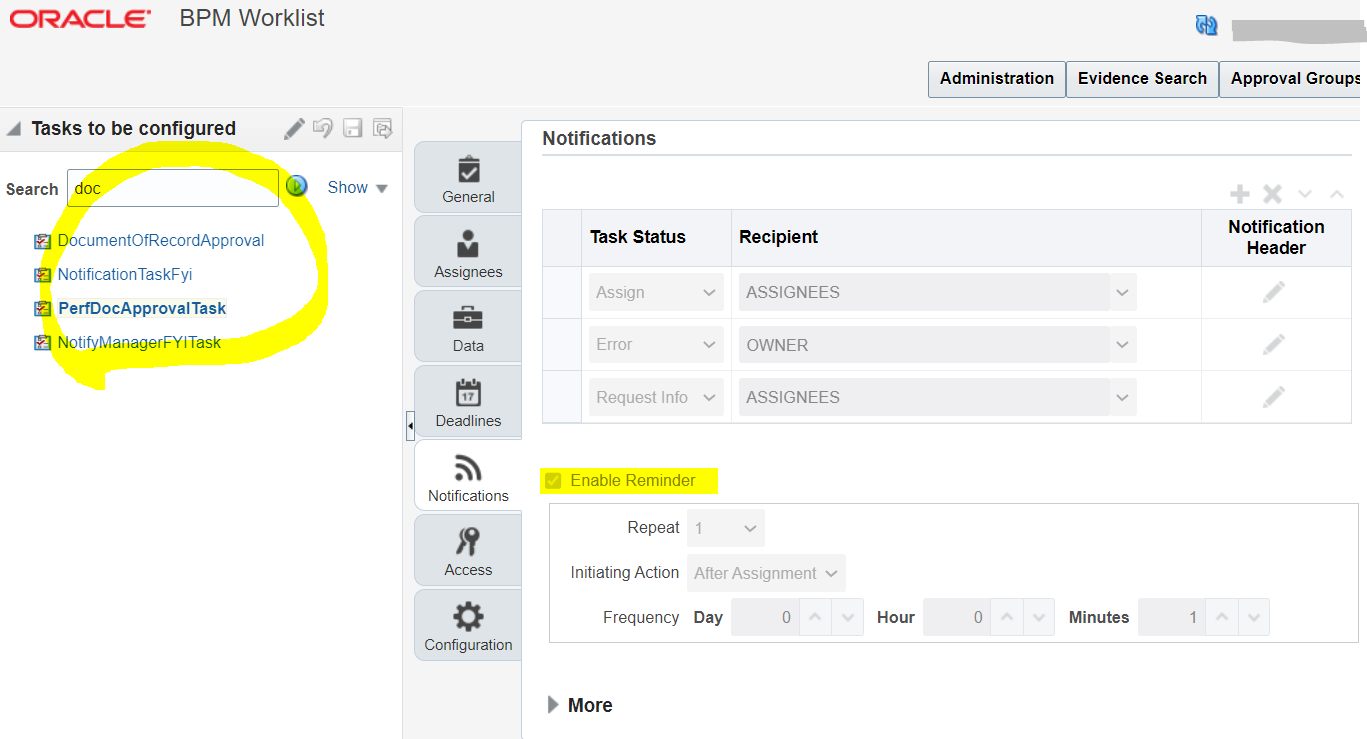 How to set reminder of Purchase Order Approval? — Cloud Customer Connect