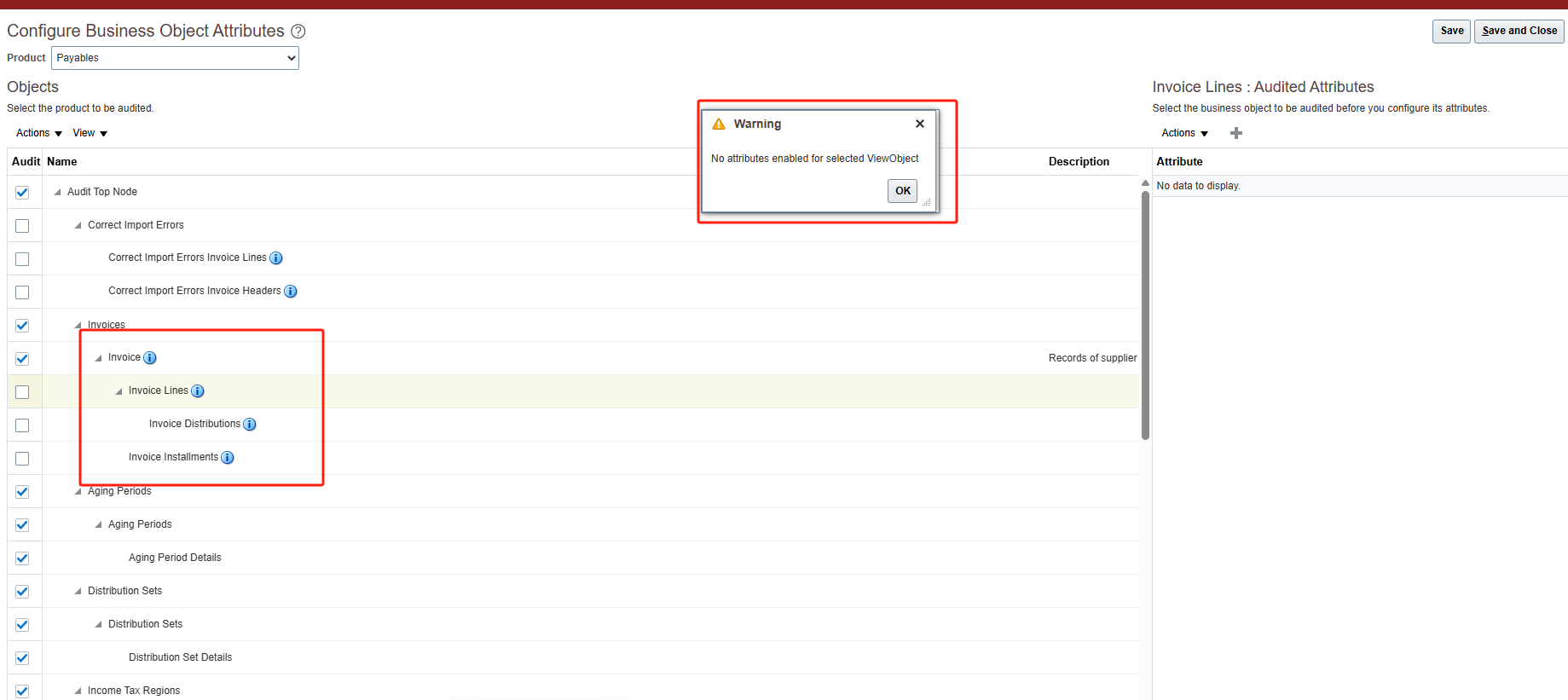 Why Users Activities Of Creating Ap Invoice Is Not In Audit Report