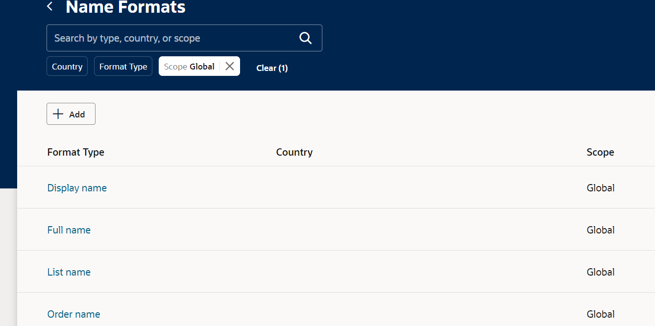 Is there a list of exactly where each name format from Manage Person ...
