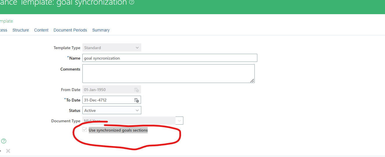 Use synchronized goals sections cannot be modified - Redwood — Cloud ...