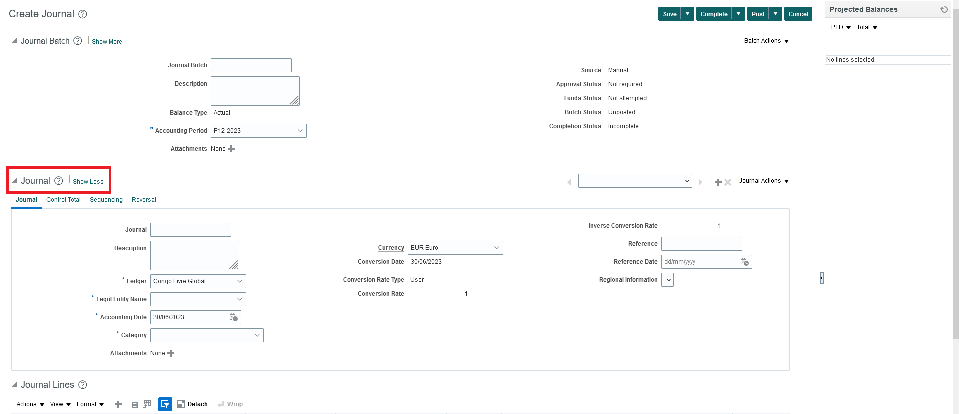 Oracle FBDI > Journal Import > Journal Import FBDI Template > Journal ...