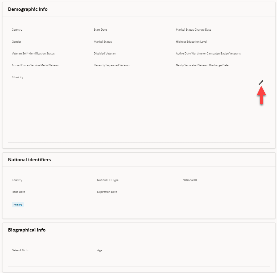 Add edit button for National ID and DOB in personal details — Cloud ...