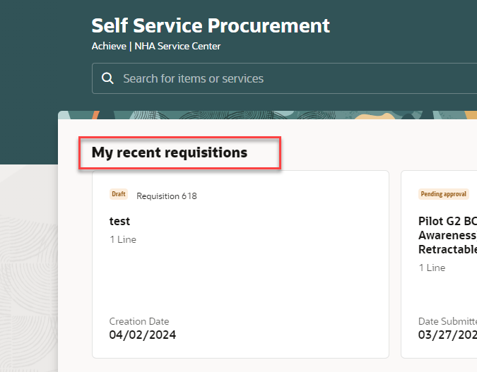 Responsive Self Service Why Cant You Edit A Requisition From The My Recent Requisitions Area
