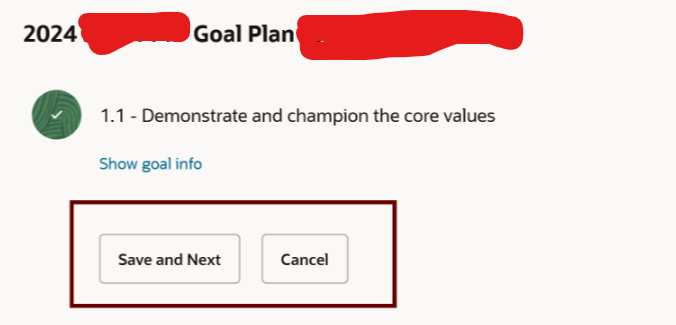 Redwood Is There Any Way To Hide The Below Items In Performance Document — Cloud Customer Connect