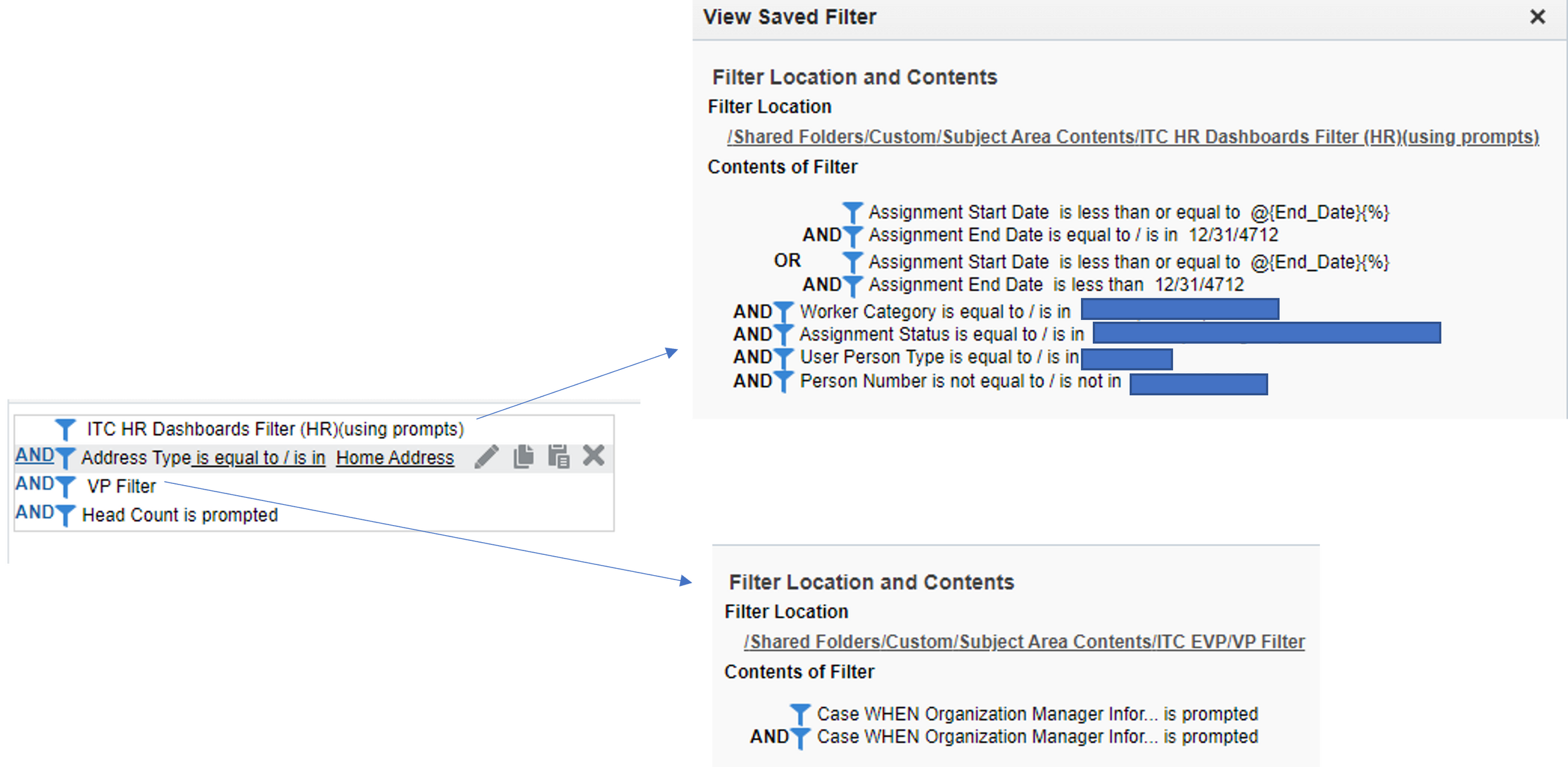 Pass Dashboard prompt and analysis filters to drill down analysis — Cloud Customer Connect