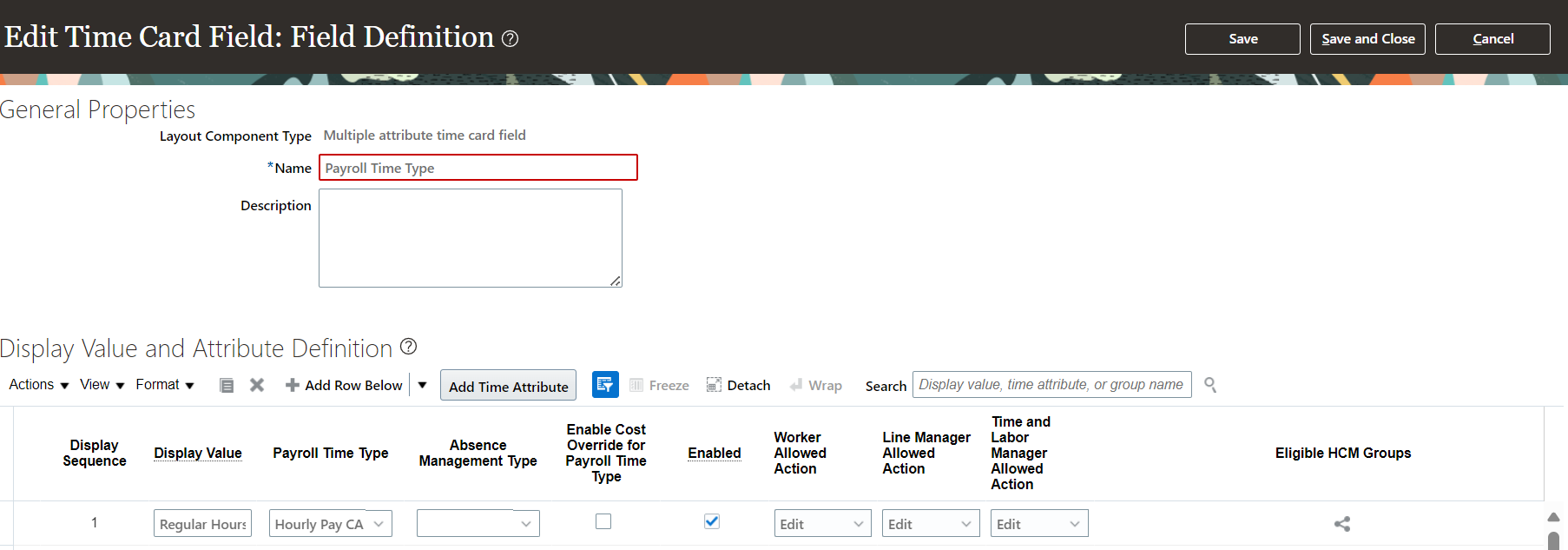 Time entry layout Components not able to see the Next button to add ...