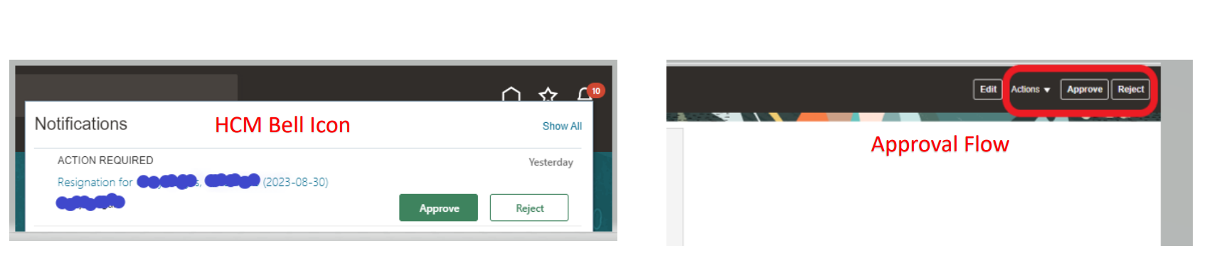 How To Disable Approve Reject From Workflow Bell Icon Notification — Cloud Customer Connect