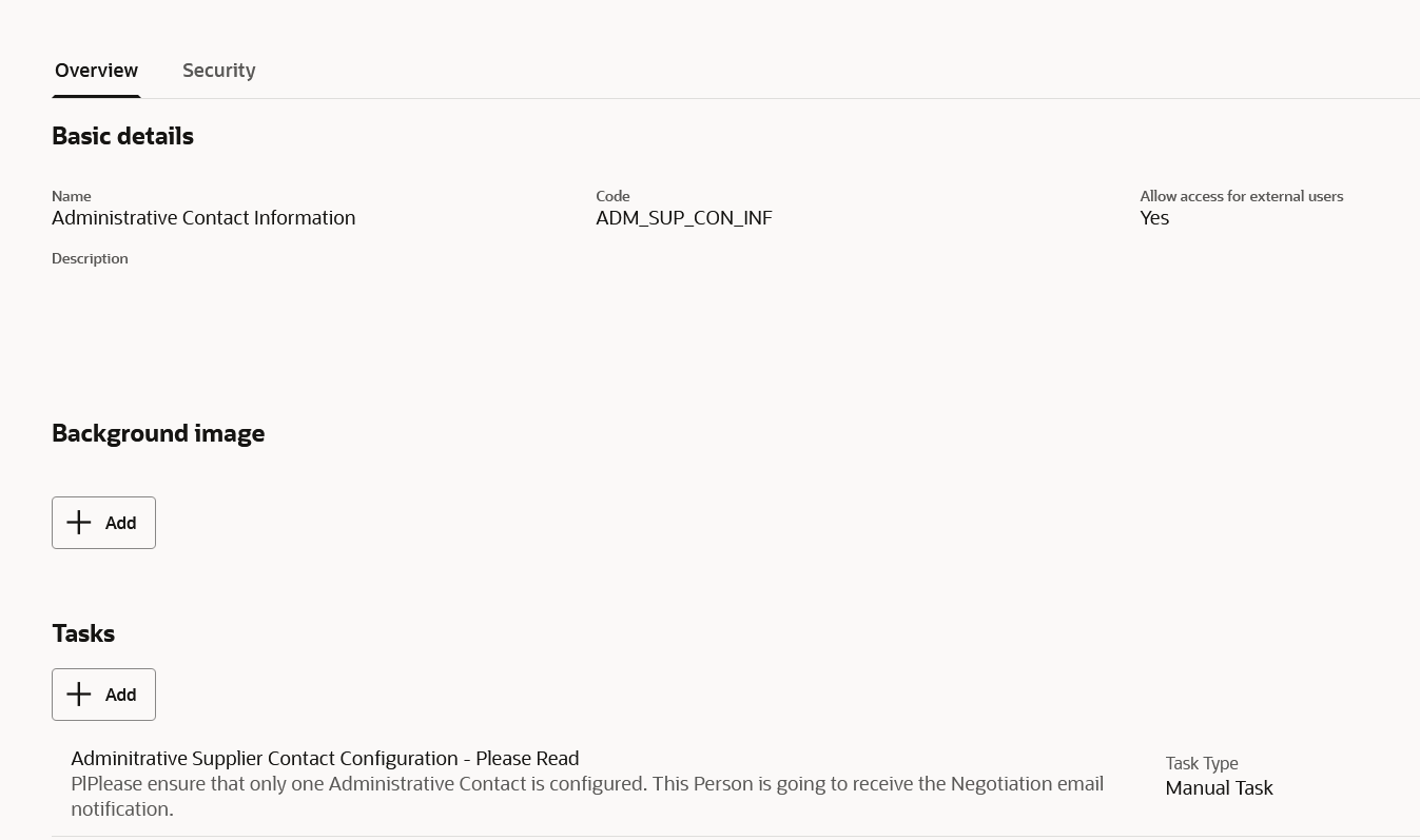 Supplier Portal - Supplier Profile Contact journey is not showing on Supplier Portal — Cloud ...