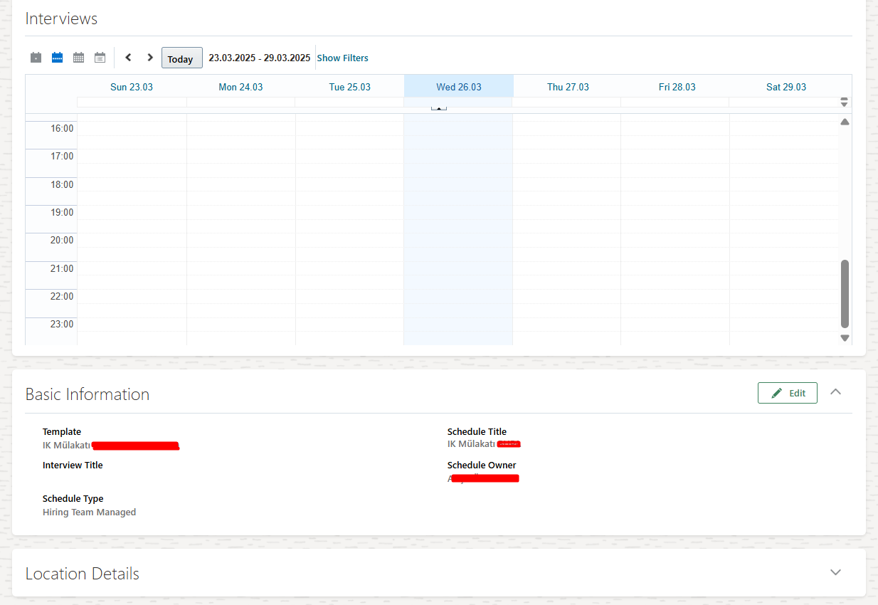Is There A Way To Add Descriptive Flexfield In The Interview Basic Information Section — Cloud
