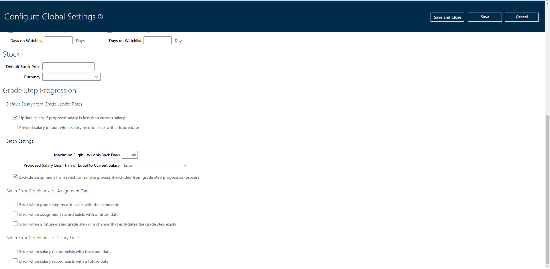 Synchronize Grade Step Rates not updating future salary rows — Cloud ...