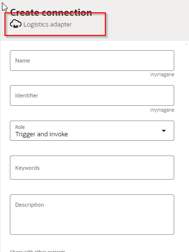OTM connection to Oracle Integration Cloud (OIC) Gen3 — Cloud Customer Connect