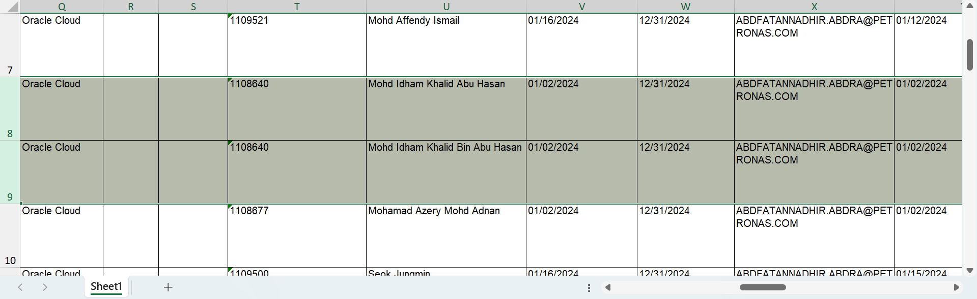 why users with different Names but similar Person Numbers flagged in ...