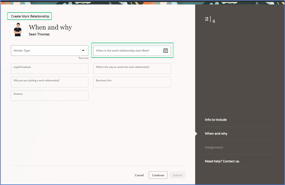 ¿How to create a validation with efective start date in pages with When ...