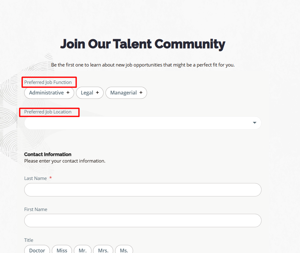 Removing Fields from Talent Community Page — Cloud Customer Connect