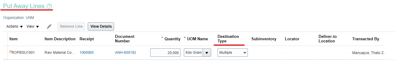 How Can Determine Any Subinventory When Doing A PO Receipt — Cloud ...