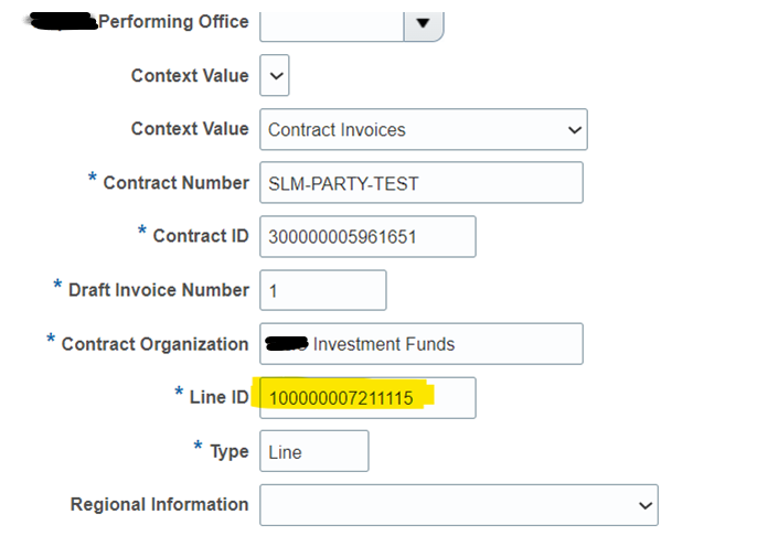 LINE_ID in AR Invoice Lines for Contract Invoices — Cloud Customer Connect