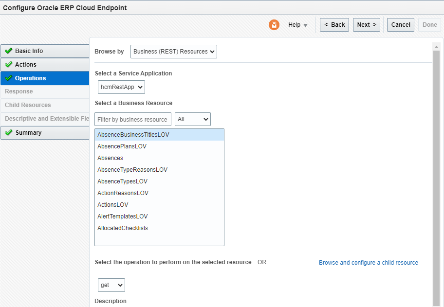 Missing REST Resource hcmBusinessUnitsLOV — Cloud Customer Connect