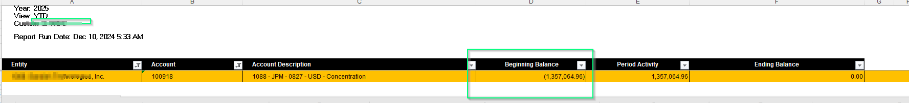 FCCS_TotalOpeningBalance as zero in the next period for the Org Restructure entities — Cloud ...