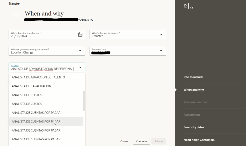 Position Code Is Not Visible In Redwood Pages — Cloud Customer Connect