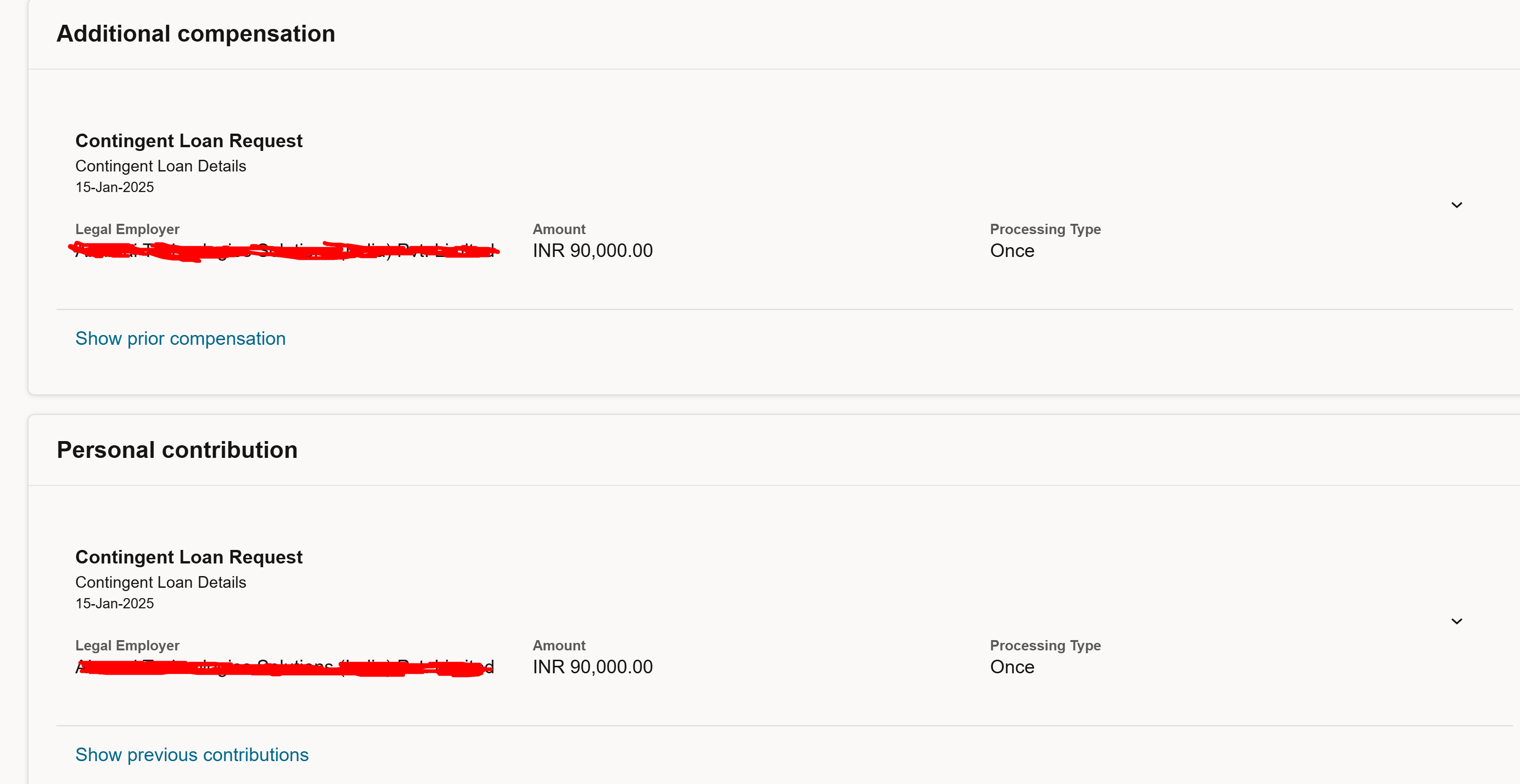 Is it possible to hide the ICP details in Additional Compensation section? — Cloud Customer Connect