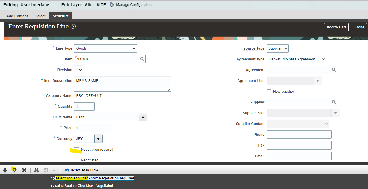 Is It Possible To Have The Negotiation Required Checkbox Pre Checked On The Requisition Page