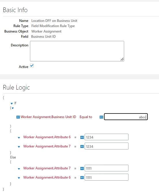 AutoComplete Rule with DFF and Business Unit — Cloud Customer Connect