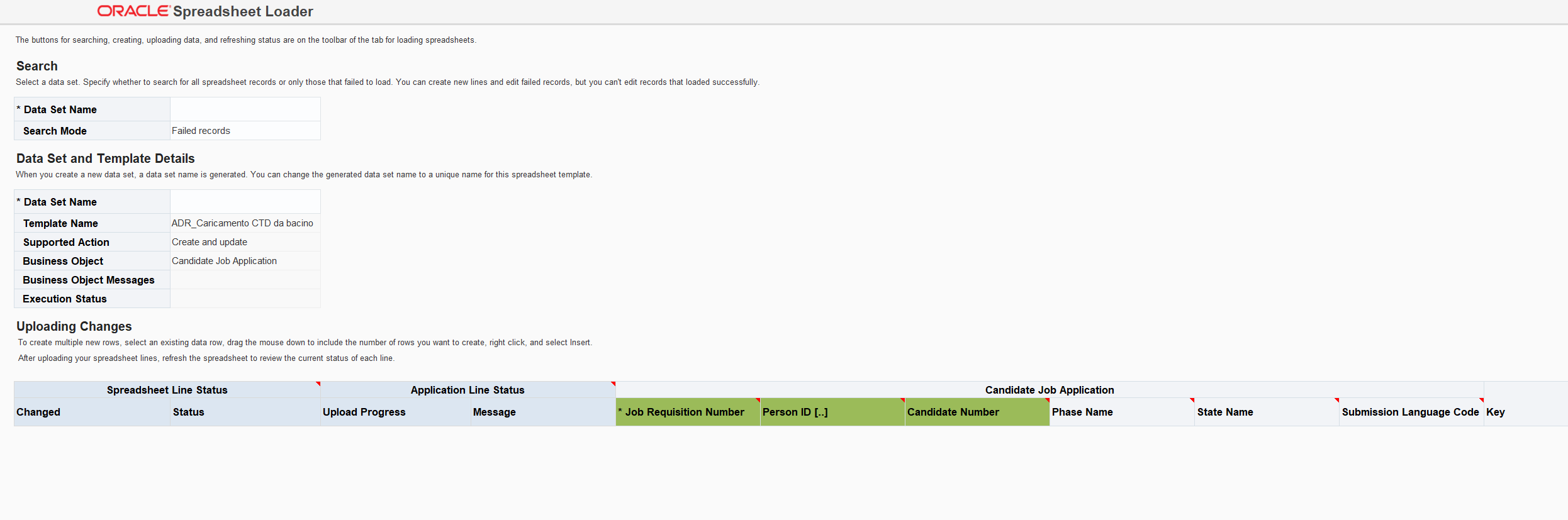 How To Edit Hsdl Columns And Rows Format — Cloud Customer Connect
