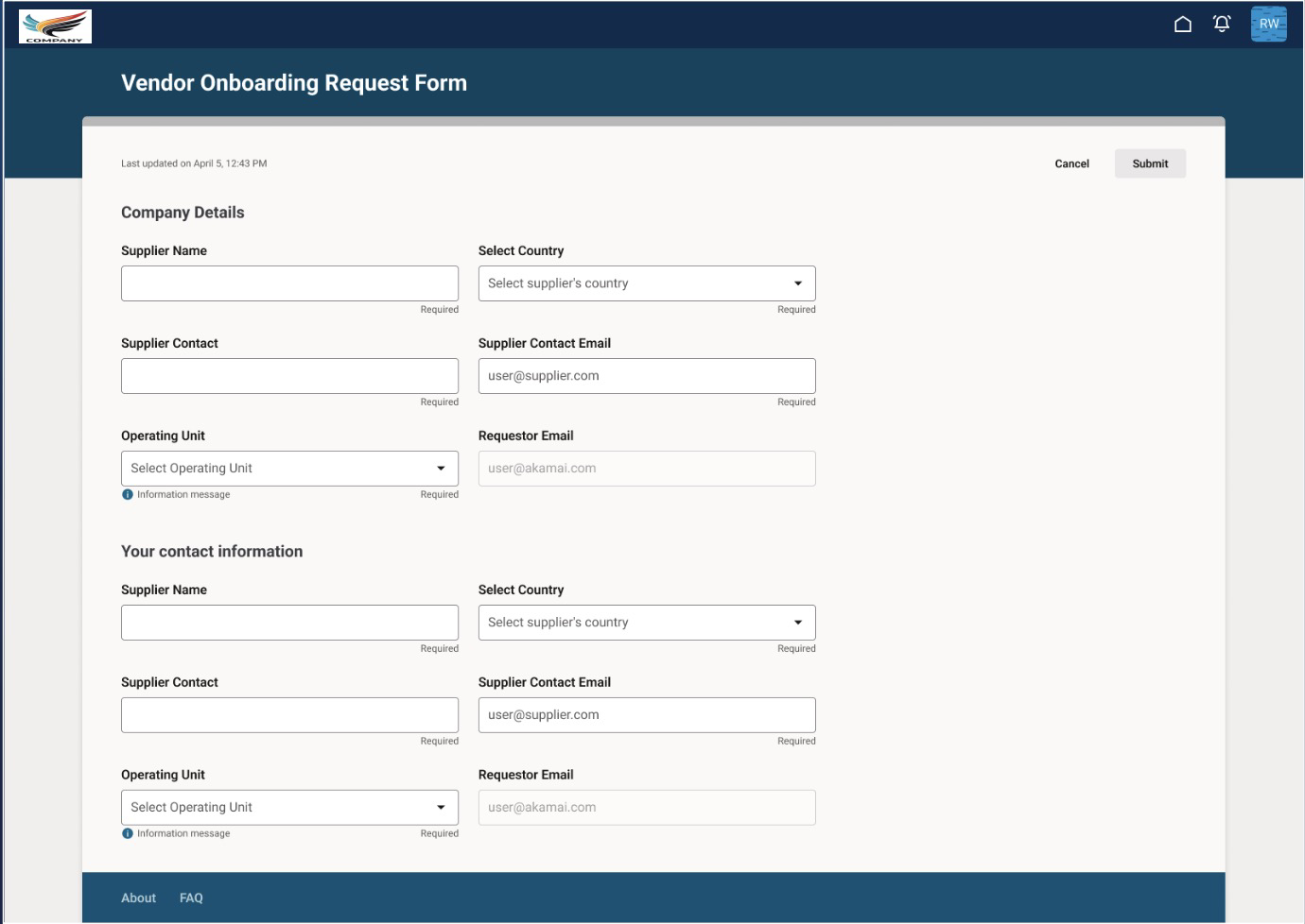 How to design attcahed page in VBCS using Redwood — Cloud Customer Connect