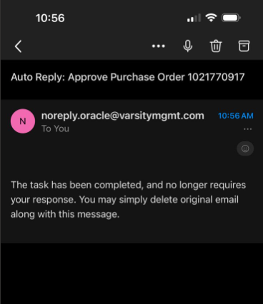 How to stop the following mailer notification- The task has been ...