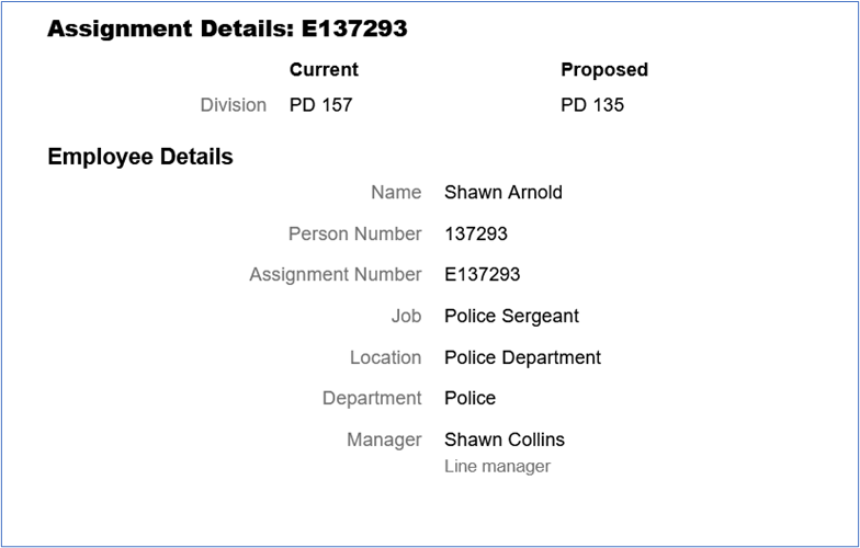 FYI Notification Changes - Can the FYI Notification display the same ...