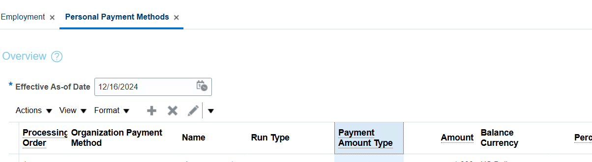 sql query to get person payment amount type — Cloud Customer Connect
