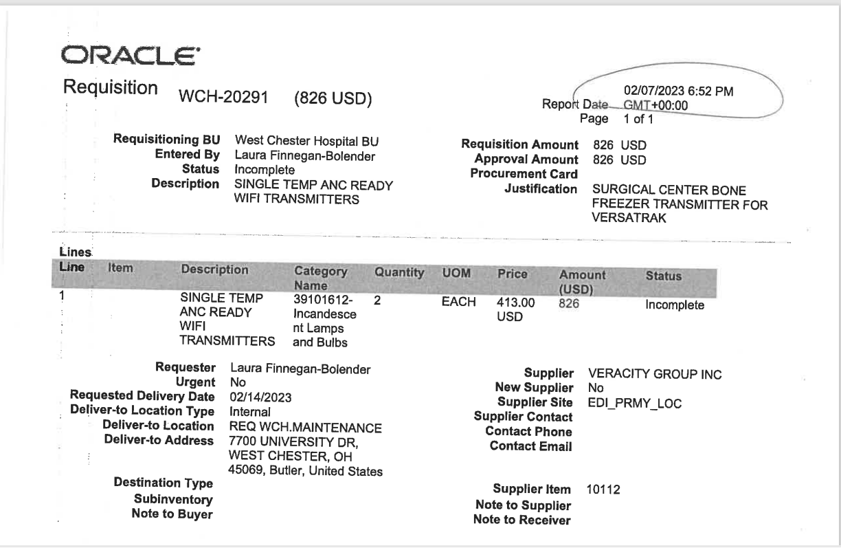How to Update time zone on requisition template — Cloud Customer Connect