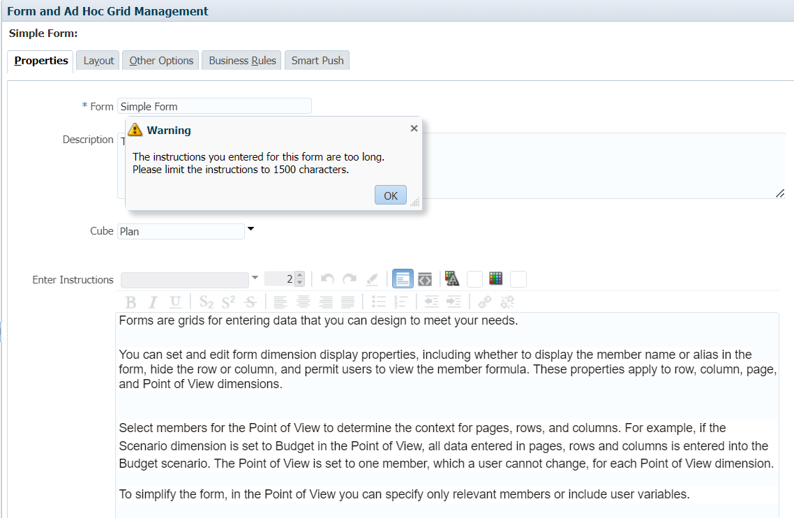 Data forms-will there be any option in future to increase the character limit in Enter ...