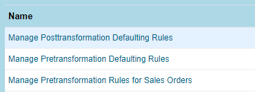Order Management Defaulting Rules — Cloud Customer Connect