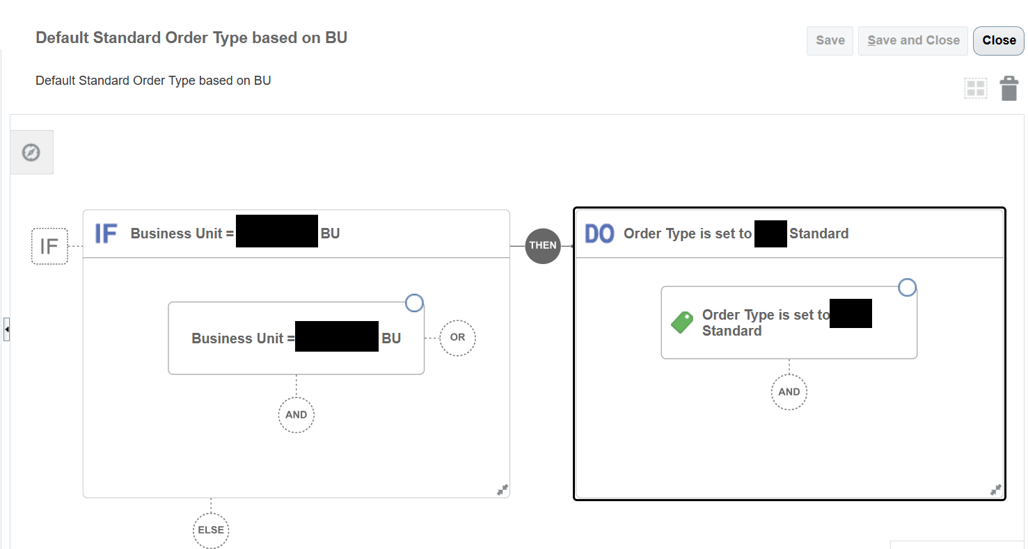 Defaulting Order Type Based On Business Unit Using Pretransformation Rule — Cloud Customer Connect