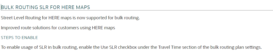 What is "Street Level" definition for OFS Routing? — Cloud Customer Connect