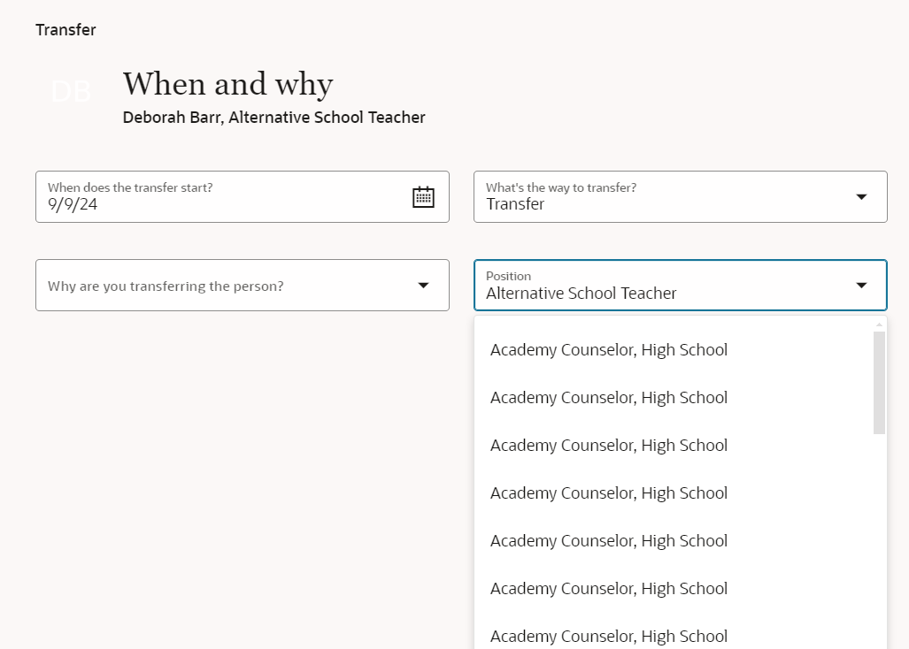 Personalize LOV field in Oracle HCM Redwood page through VBCS — Cloud ...
