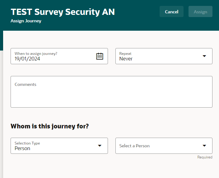 Hsdl For Assigning Journeys — Cloud Customer Connect