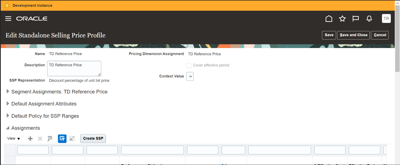 Is It Possible To Segregate The Functionality Of Setting Up Profile For Ssp And Creating Ssp