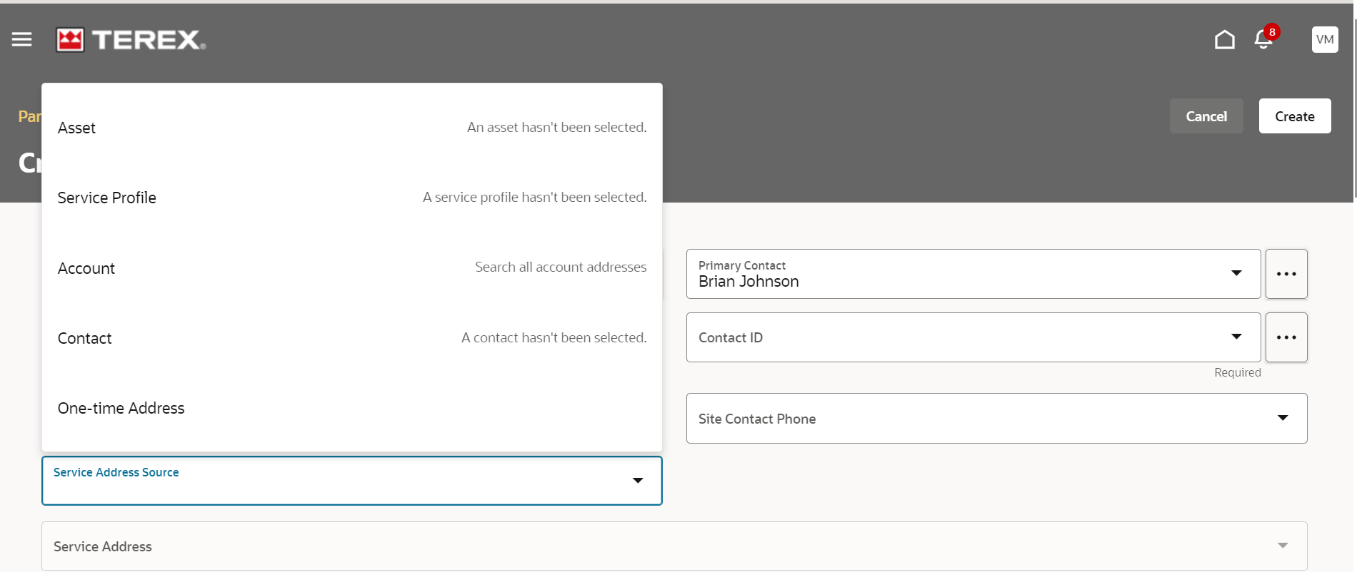 Redwood Is There Any Way To Add New Custom Source To Service Address Source On Work Order Object
